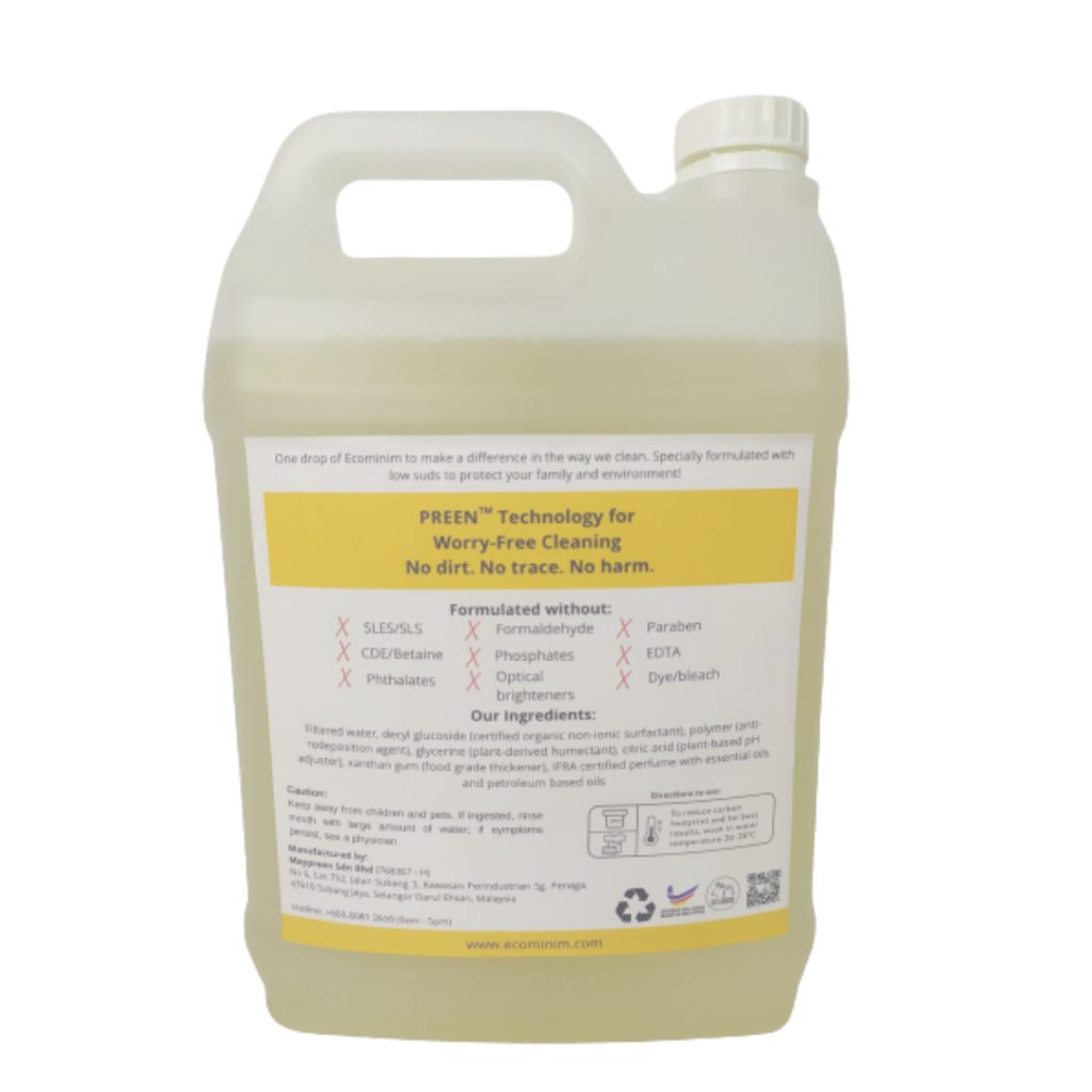 Bulk Saving Concentrated Liquid Detergent | ecominim™